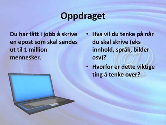 Hvem skjuler seg bak brukernavnet | PPT
