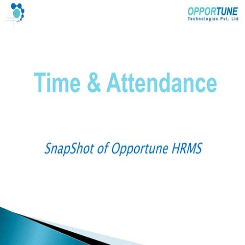 Opportune Time & Attendance Demo | PPT