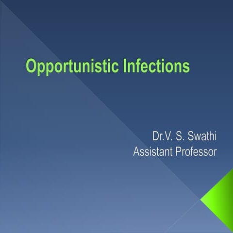 Opportunistic infections | PPTX