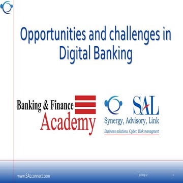 Opportunities and challenges in Digital Banking pub | PDF
