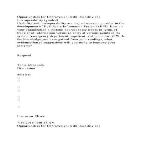 Opportunities for Improvement with Usability and Interoperability (g.docx