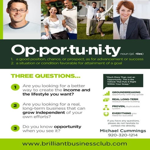 Home Business Opportunity flyer | PDF