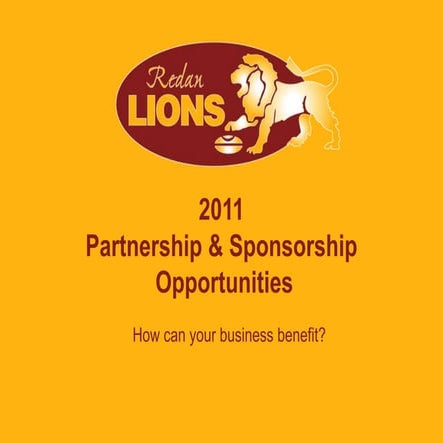 Redan Football Netball Club Sponsorship | PPTX