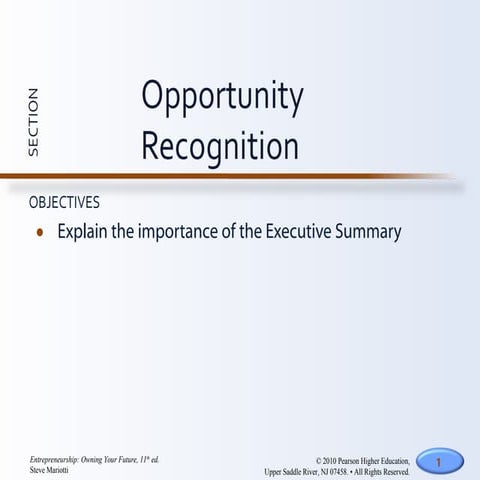 Opportunity recognition | PPT