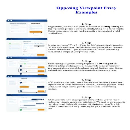 Opposing Viewpoint Essay Examples | PDF