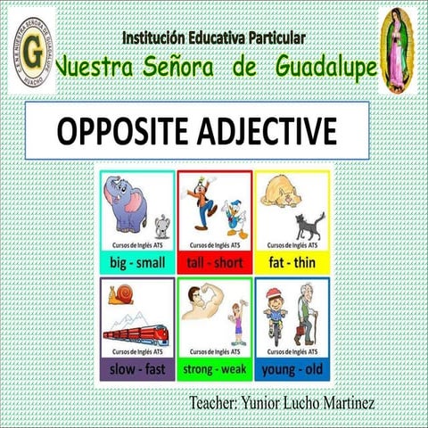 Opposite adjective 1ro | PPTX