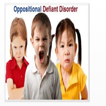 Oppositional Defiant Disorder.pptx for medical students | PPTX