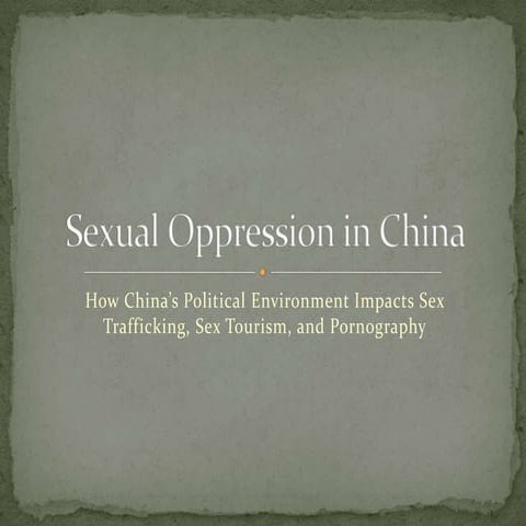 Oppression of women in china | PPT