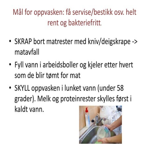Oppvask | PPT
