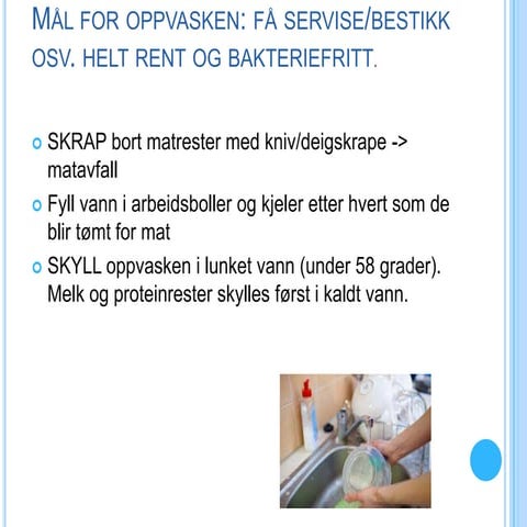 Oppvask | PPT