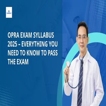 OPRA Exam Syllabus 2025 – Everything You Need to Know to Pass the Exam ...