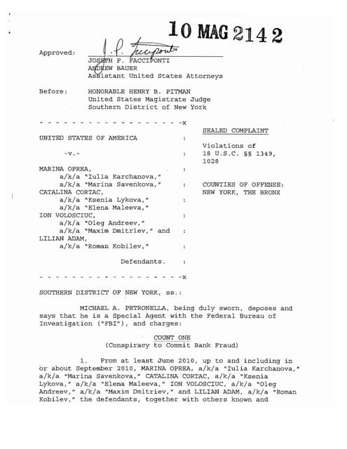 Akobirov, konstantin complaint | PDF