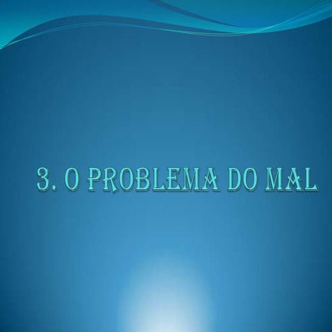 O problema do mal texto de rachels em problemas da filosofia | PPTX | Christianity | Religion ...