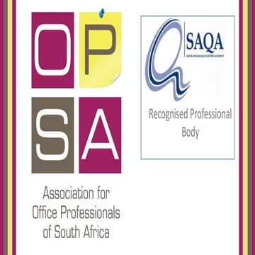 Opsa professional designation | PPTX