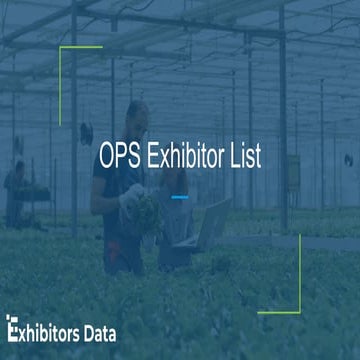 FIA Event Exhibitor Mailing List - Event Data - Exhibitors list | PDF