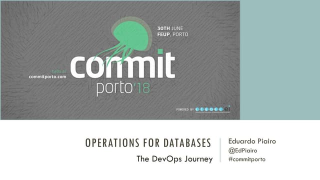 Operations For Databases The Devops Journey Ppt