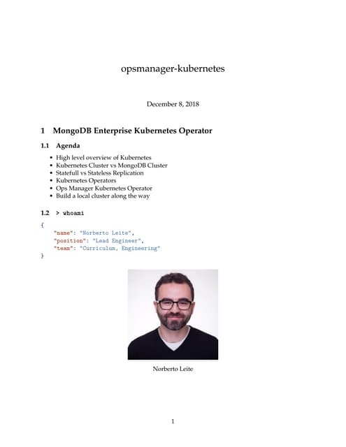 Mongodb Ops Manager Kubernetes Pdf