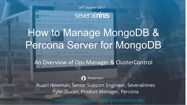 Webinar Slides How To Automate And Manage Mongodb And Percona Server For