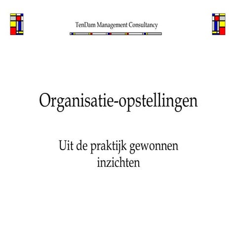 Opstellingen | PPT