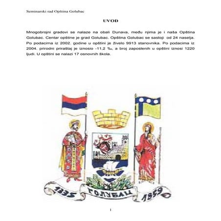 Opstina golubac | DOC