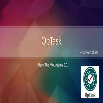 OpTask | PPT
