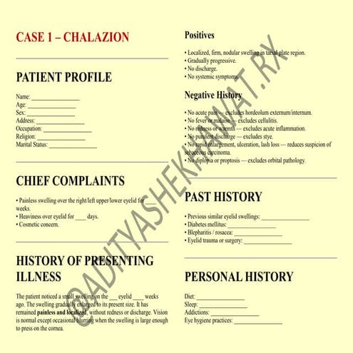 OPTHA CASES for undergraduate and postgraduate students | PDF