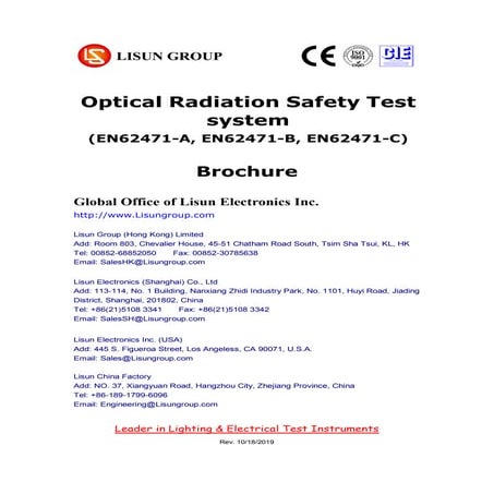 Optical radiation-safety-test-system | PDF