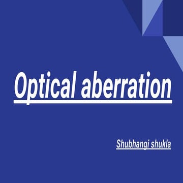 Aberrations | PPT