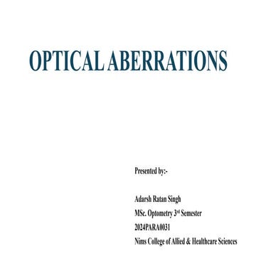 Aberrations | PPT