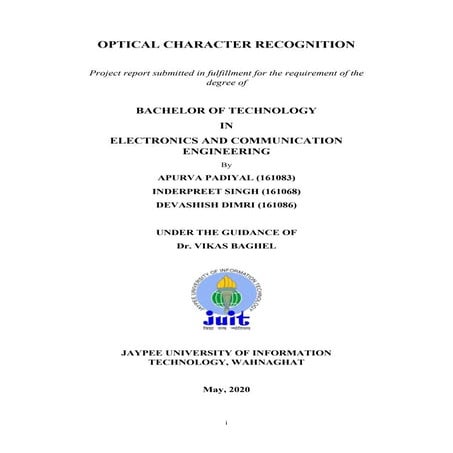 Optical Character Recognition deep learning .pdf | Photo Editing Software | Computer Software ...