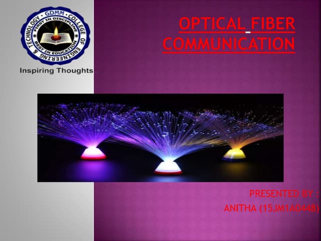 Introduction to Fiber Optics | PPTX