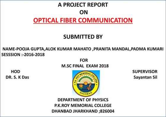 Optical Fiber Communication Ppt Ppt