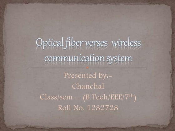 Fiber Optic Ceaners | PPT