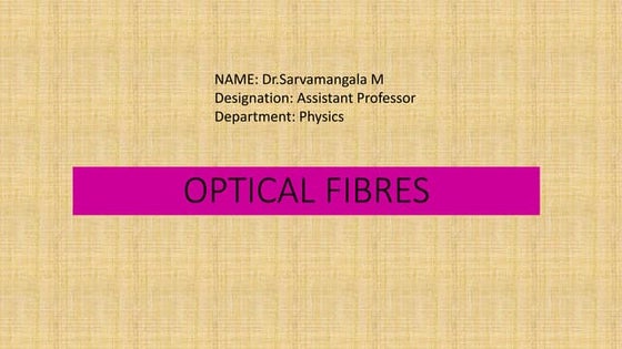 Optical _ Fiber - Waveguides - dispersion | PPT