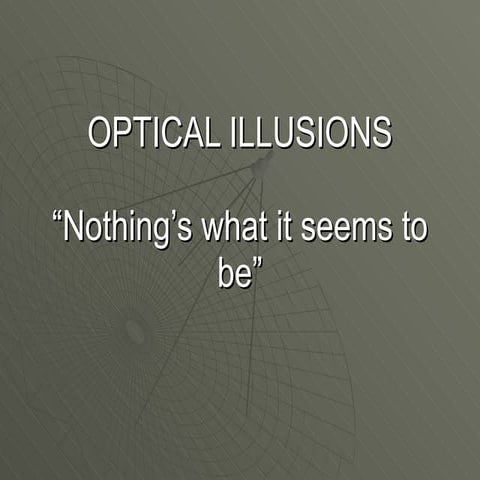 Optical illusions | PPT