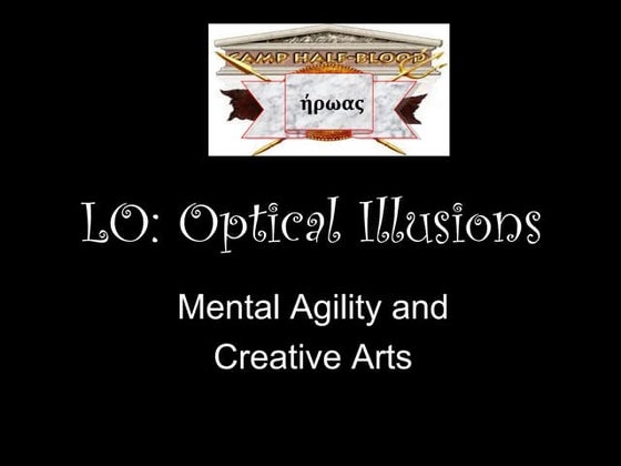 Optical illusions | PPT