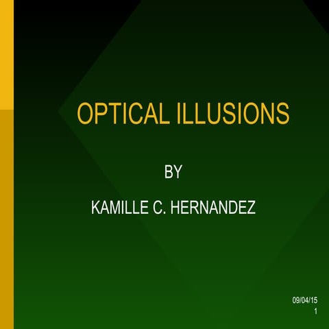 Optical illusions | PPT