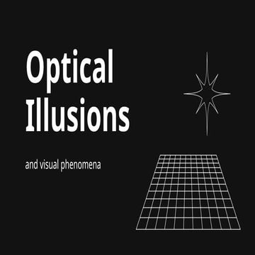 Optical Illusions Introduction for Students | PPT
