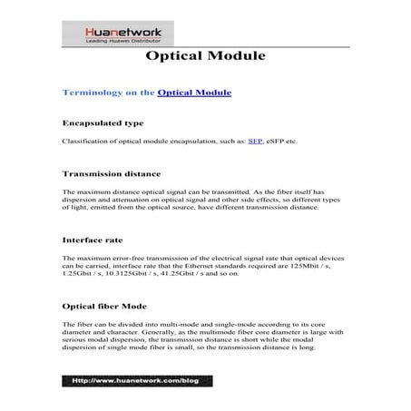 Optical module | DOC