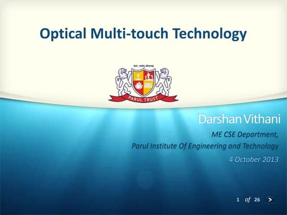 Multi Touch presentation | PPT