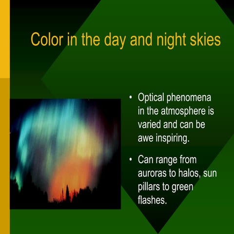 optical_phenomena project for school and college students | PPT