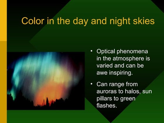 Natural phenomenon of light | PPTX | Geography | Science