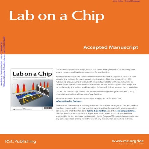 Lab On A Chip | PPSX