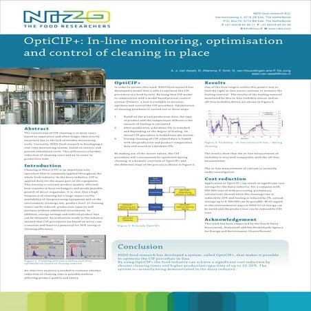 In-line optimization Cleaning In Place (CIP) | PDF