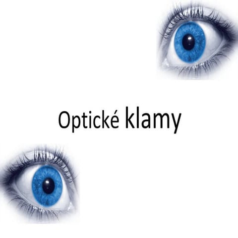 Opticke klamy | PPS