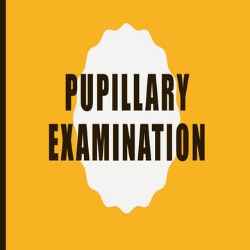 Optic nerve (cn ii) eXAMINATION and etc.pptx