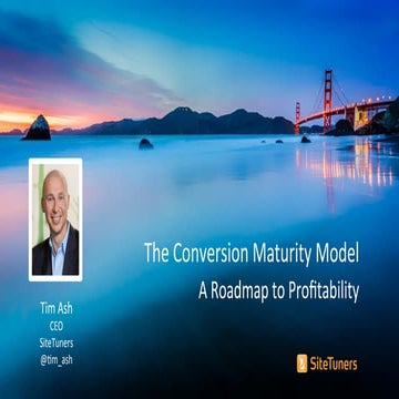 The Conversion Maturity Model: A Roadmap to Profitability | PPT