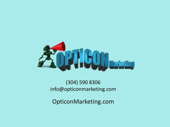 Opticon Marketing Brand Optimization PowerPoint | PPT