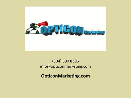 Opticon Marketing Brand Optimization PowerPoint | PPT