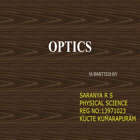Optics | PPT